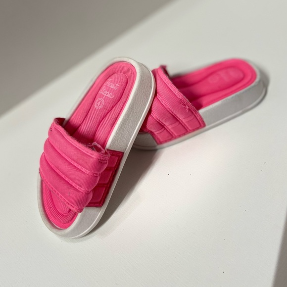Shoes | First Steps Pink Slides Size 4 | Poshmark